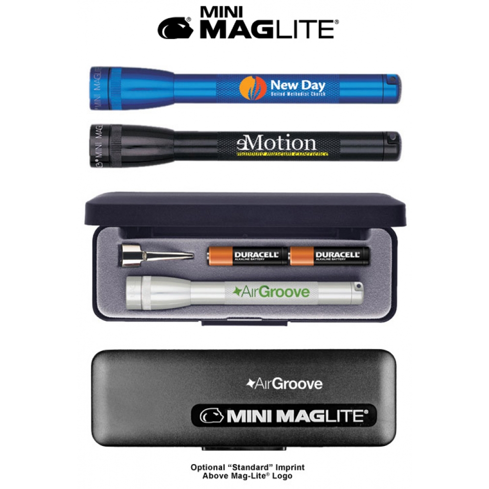 M2A Mini Mag-Lite® with Your Full-Color Logo Imprint