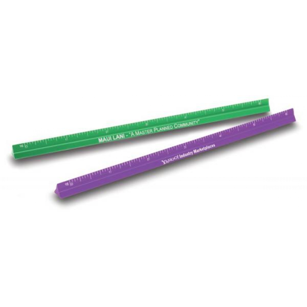 Architect 6" Pocket Scale 3010 With Your 1-color Logo Photo-anodized ...