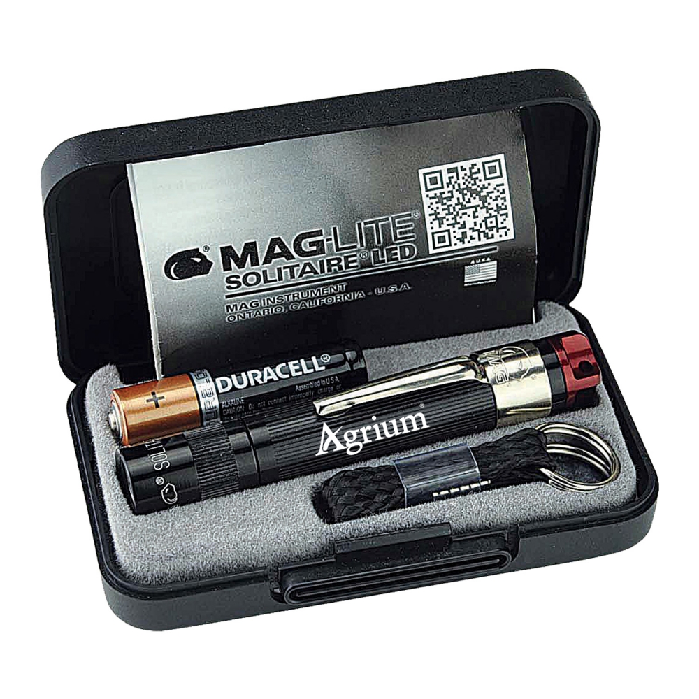 MagLite® Solitaire LED Spectrum-Red j3asw2 with your corporate logo