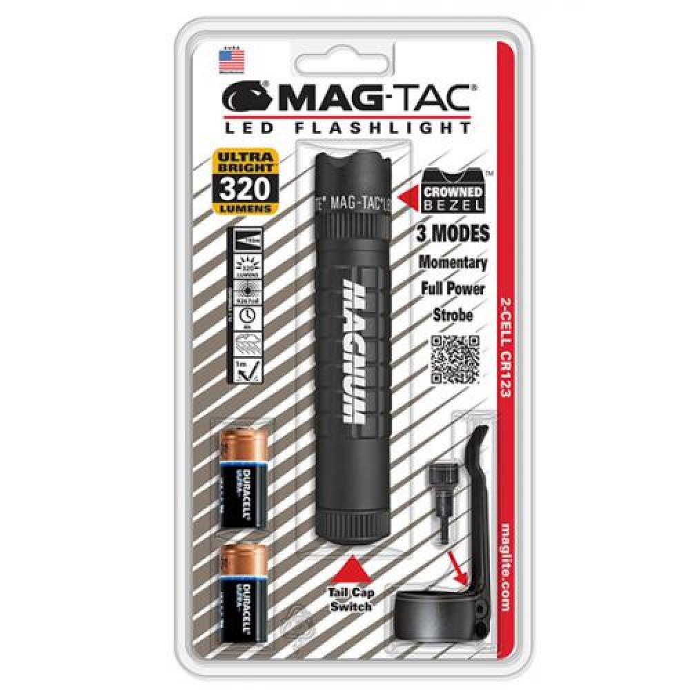 MAG-TAC® LED Flashlight - Bezel Edge With Your Logo Laser Engraved