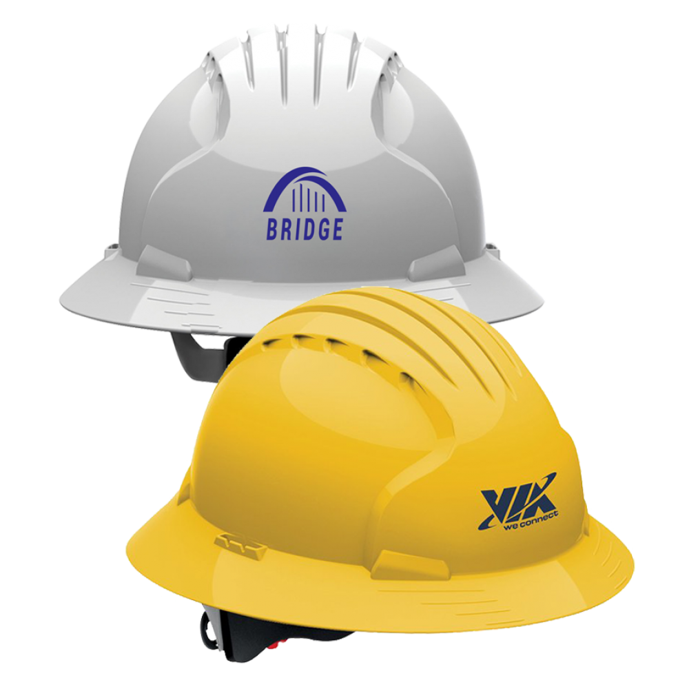 Evolution™ 6161 Full Brim Vented Hard Hat With Your Logo
